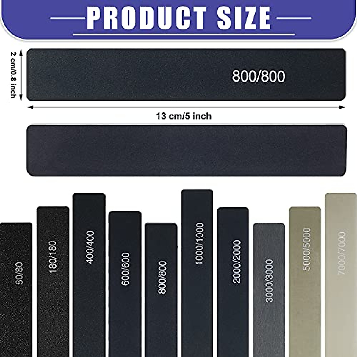 20 Pcs Honoson Sanding Sticks for Plastic Models Polishing Sticks Assorted Metal and Wood Sanding Tools Accessory for Model Craft Amateur Beginner(Low Grits Rating,Classic Style)