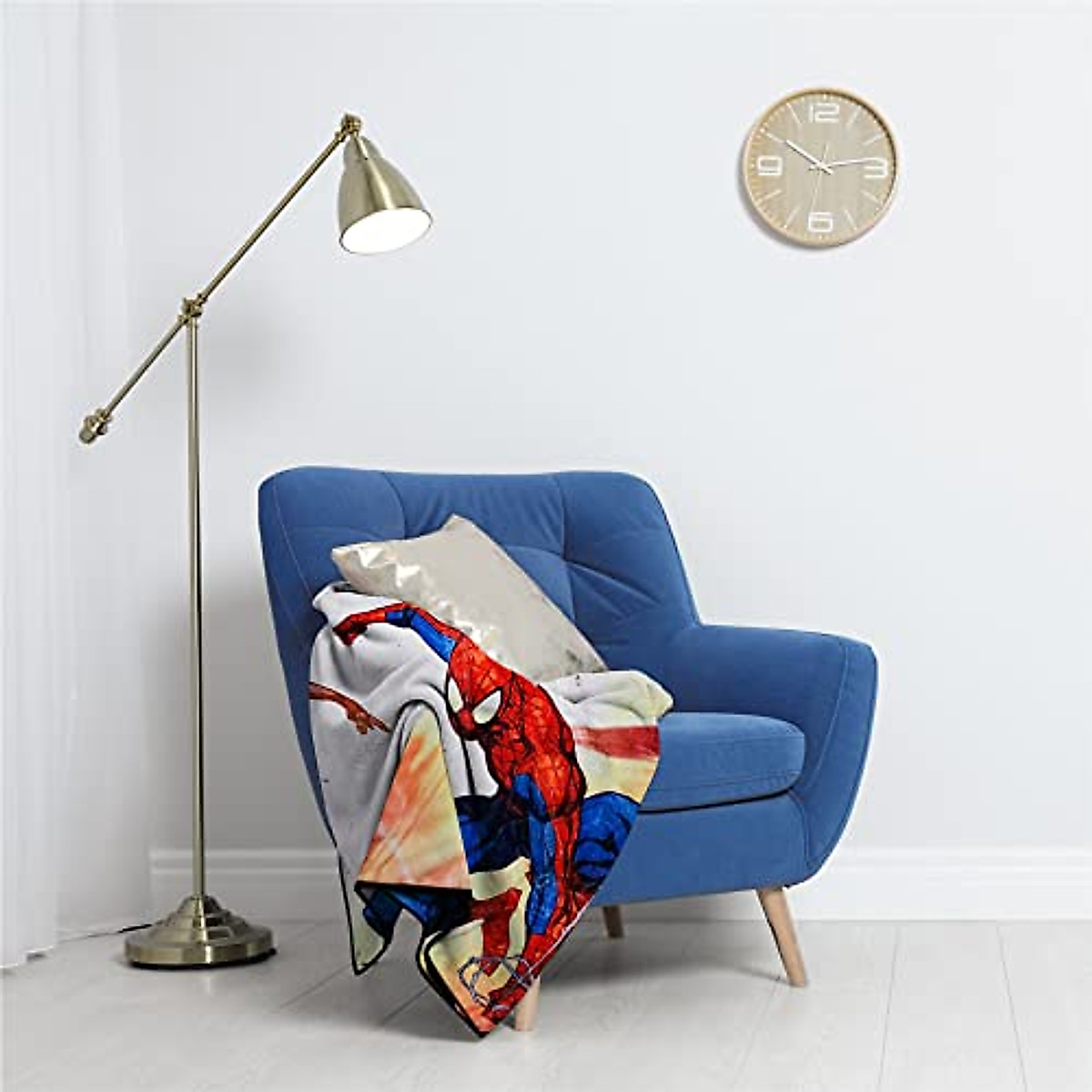 Bazillion Dreams Marvel Spider-Man Spider-Verse Characters Fleece Softest Comfy Throw Blanket for Adults & Kids| Measures 60 x 45 Inches