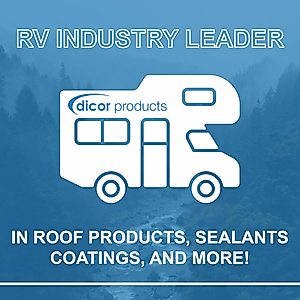 Dicor BT-1834-1 Butyl Seal Tape - 1/8" x 3/4" x 30' Repair Tape for RV, Trailer, Motorhome, Window, and Vent Sealing