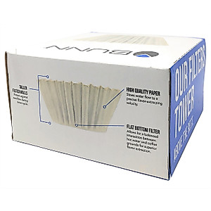 Bunn BCF100 BCF100-B 100-Count Basket Filter (Pack Of 4),White, 4