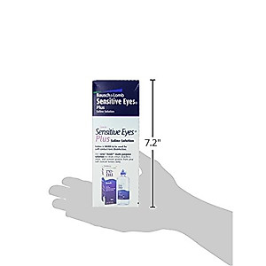 Sensitive Eyes Plus Saline Solution, 12 oz