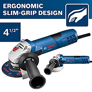 BOSCH 4-1/2 Inch Angle Grinder GWS8-45