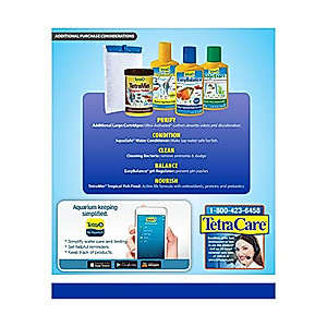 Tetra Whisper IQ Power Filter, 175 GPH, with Stay Clean Technology, 30 Gallons