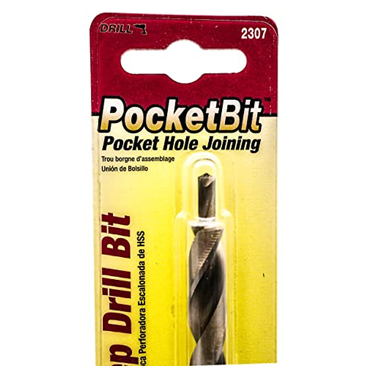 Milescraft 2307 PocketBit - Hex Shank Pocket Hole Drill Bit, Model: 23070003