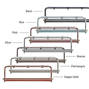 ORLESS Adhesive Paper Towel Holder Under Cabinet & Wall Mount, No Drilling Suitable for Kitchen Bathroom - Black