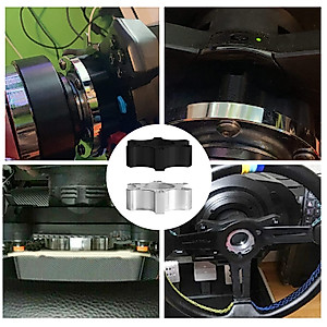 Htostar Racing Steering Wheel Adapter Plate 70MM 2.75" Compatible With Thrustmaster T300RS with 13 14 Inch Steering Wheel [video game]