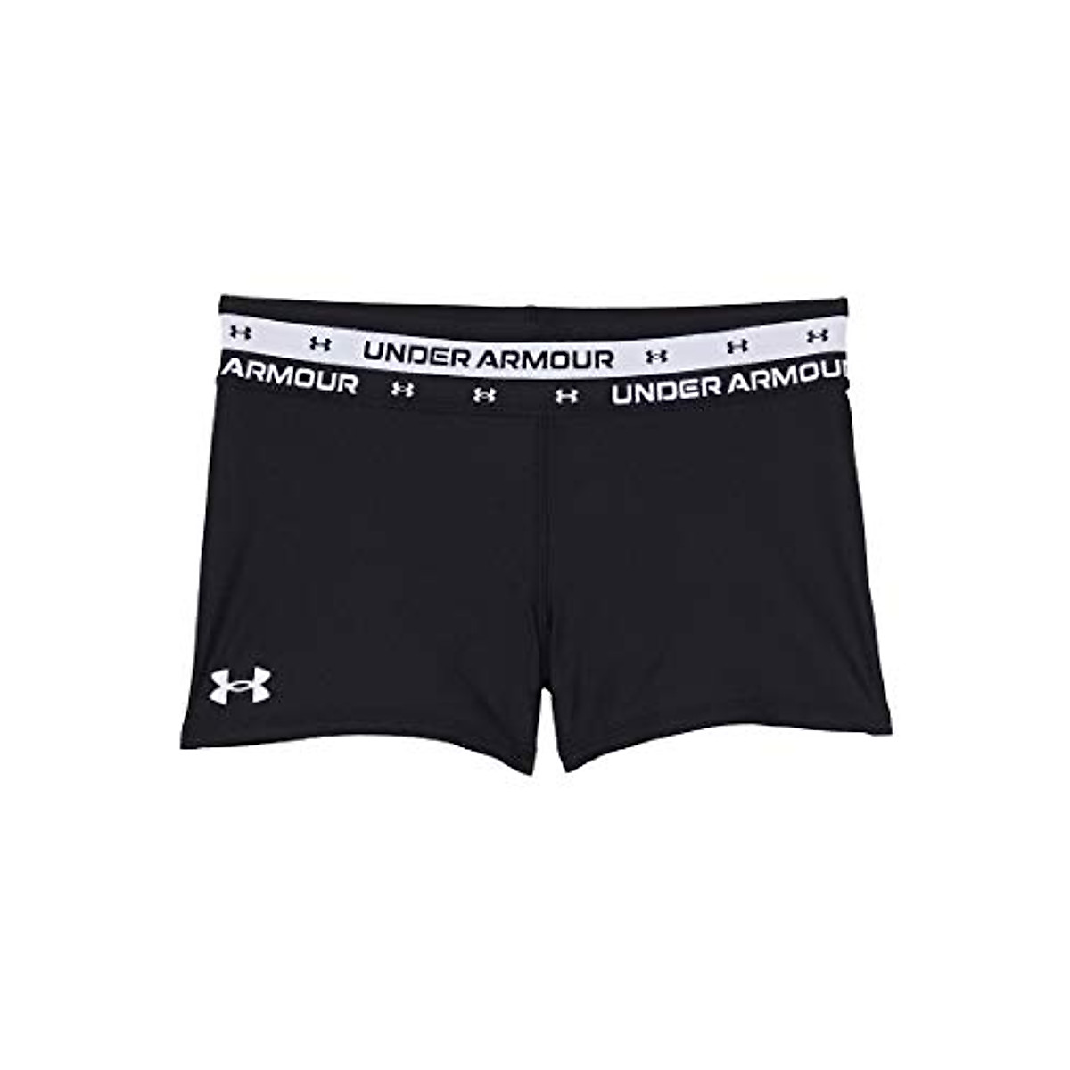Under Armour Armour Heatgear Shorty, Black (001)/White, Youth Medium