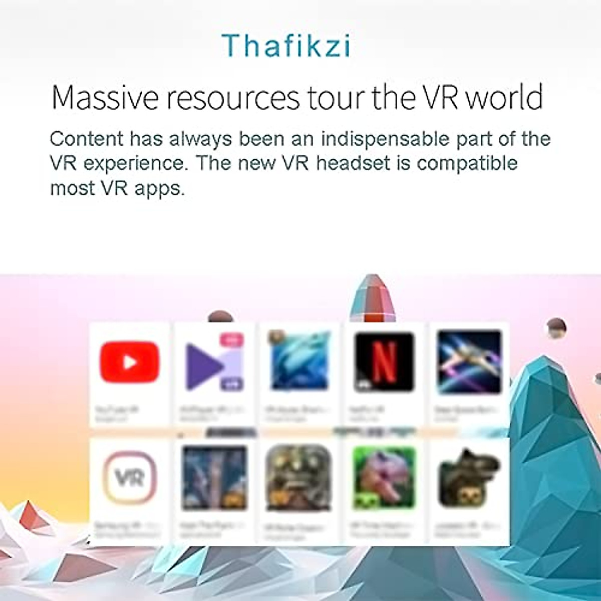 Virtual Reality Headset for Phones 3D VR Glasses with Remote Controller for Movies & Games Metaverse Goggles with Bluetooth Headset, Compatible with iPhone/Android Phones (Mocute Controller)