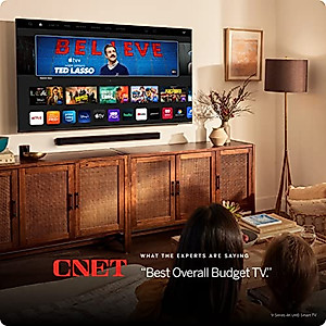 VIZIO 55-inch V-Series 4K LED HDR Smart TV w/Dolby Vision, WiFi 6E, Bluetooth Headphone Capable, Gaming Engine & Alexa Compatibility, V555M-K01, 2023 Model