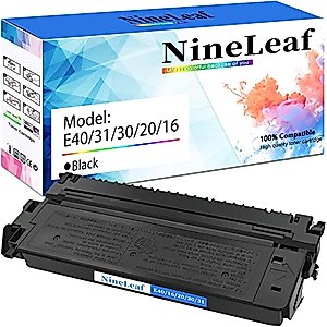 NineLeaf Compatible Toner Cartridge Replacement for Canon E40 E30 E20 E16 1491A002AA PC400 PC420 PC940 PC941 PC950 PC980 PC981 ImageClass FC-100 FC-120 FC-200 FC-500 Laser Printer (1 Black)