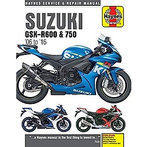 i5motorcycle Haynes Service & Repair Manual 4790 for Suzuki GSXR600 GSXR750 GSXR 600 750 2006-2016
