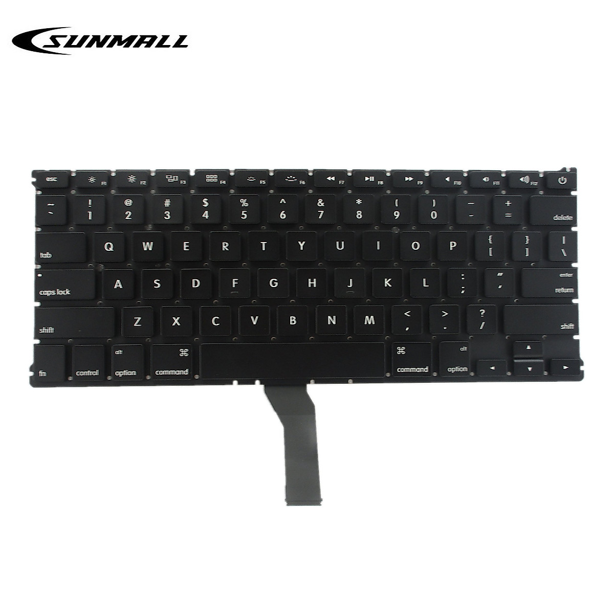 SUNMALL A1466 Keyboard Keyboard Replacement Compatible with Apple MacBook Air 13" A1369 (2011) A1466 (2012-2015) MJVE2LL/A MD760LL/A MC965LL/A MD231LL/A MJVG2LL/A Series Laptop Keyboard