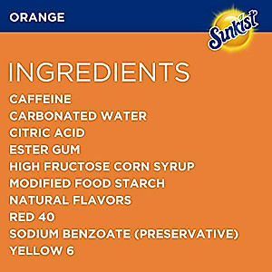 Sunkist Orange Soda, 12 Fl Oz (Pack of 12)