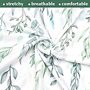 DILIMI Baby Lounger Cover for Boys and Girls Removable Cover Ultra Soft Comfortable Lounger Slipcover (Green Leaf)