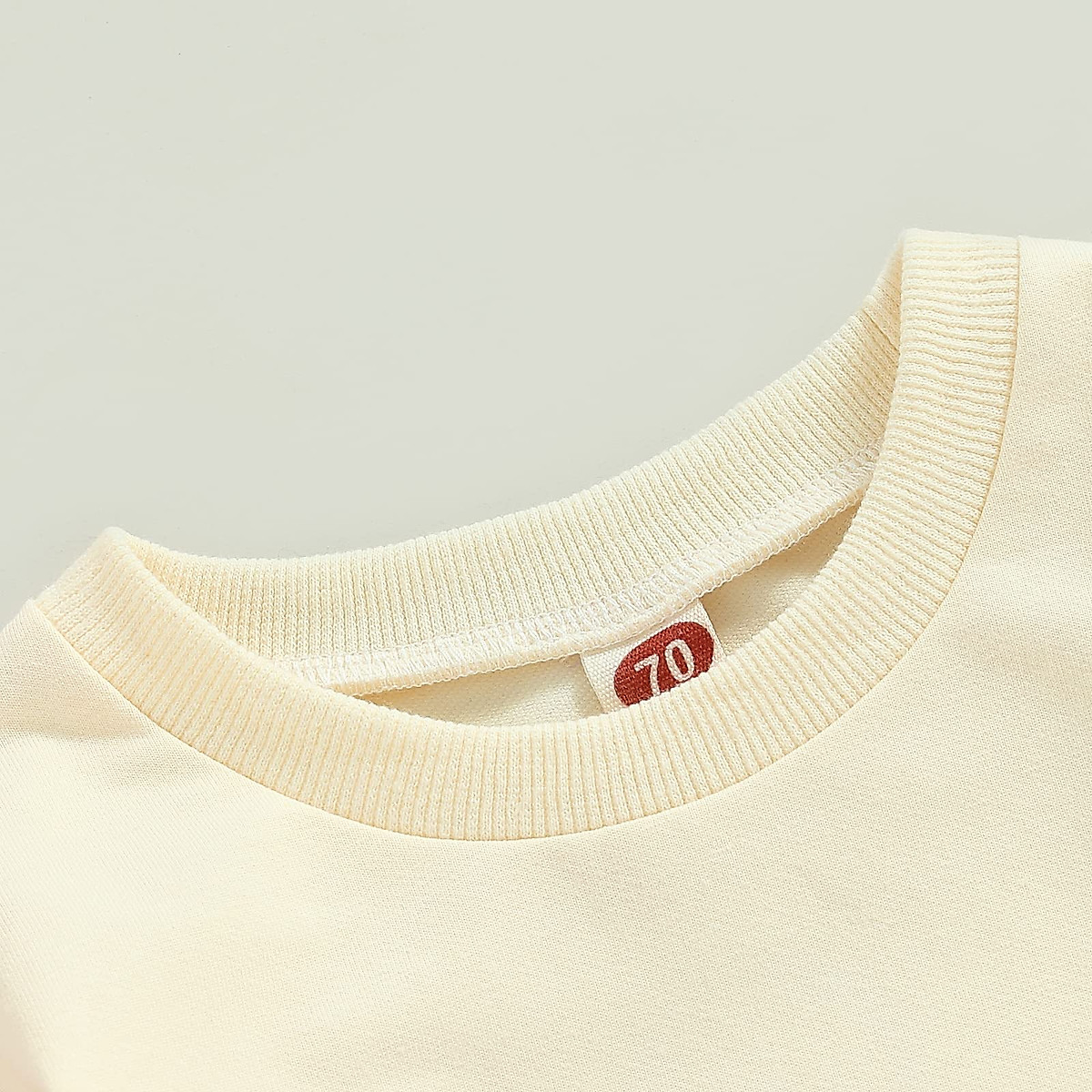 OikMombiu Newborn Baby Girl Boy Valentines Day Outfit Fries Before Guys Bubble Romper Crewneck Sweatshirt Onesie Cute Clothes(Full French Fries Pink, 12-18 Months)