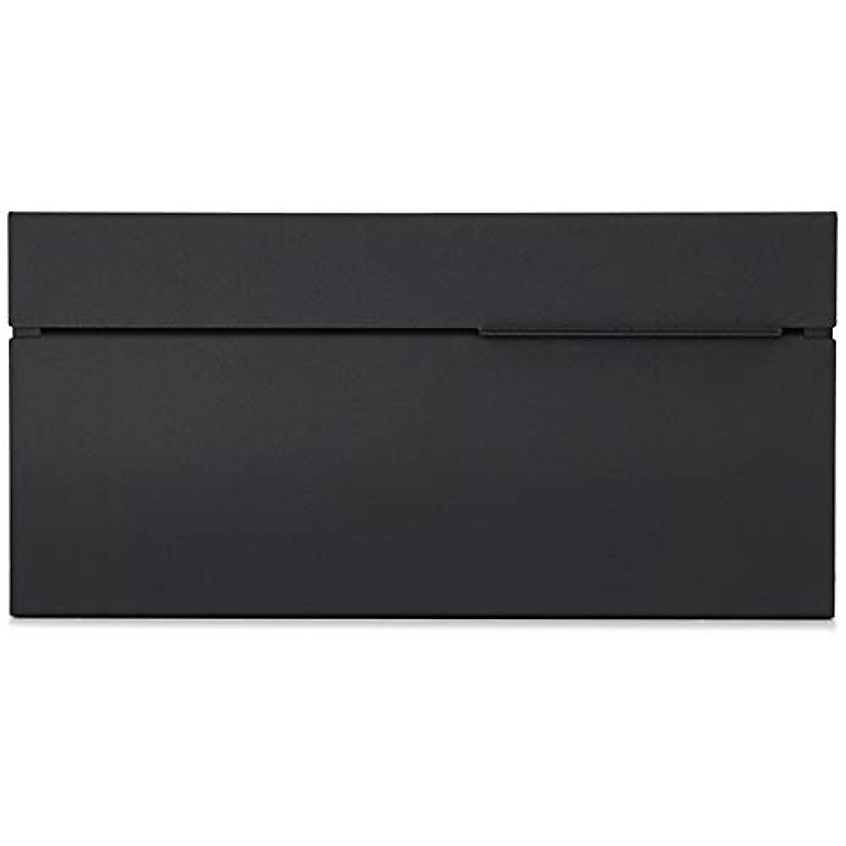 Vsons Modern Design Mailbox, Aluminum Black Powder Coated, Wall-Mount Mailbox Vsons Design Louis B