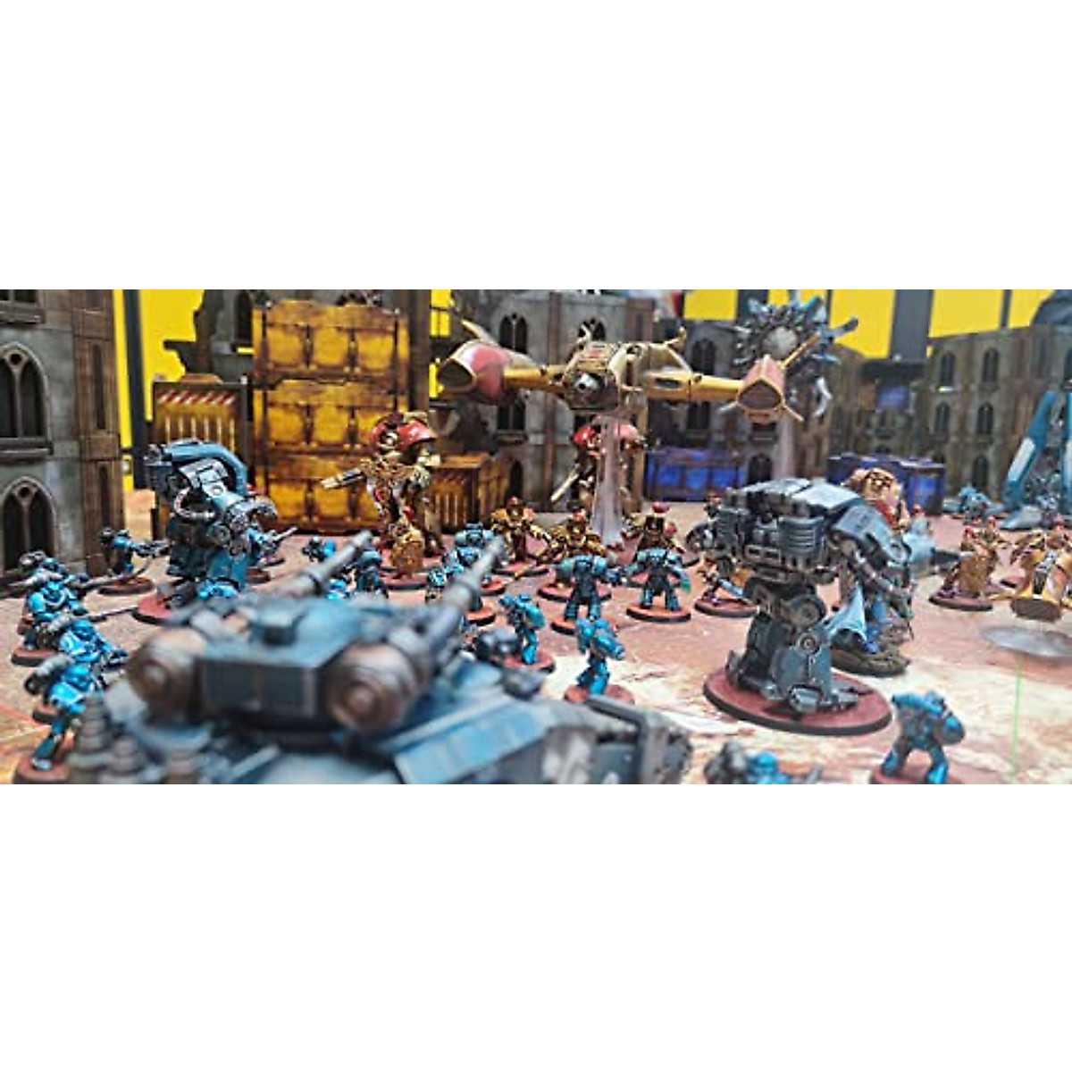 Jucoci Battlezone Creation Kit 36PCS Tabletop Terrain Wargame Terrains Set Compatible with WH40K