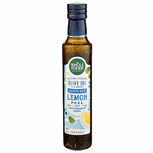 Whole Foods Market, Extra Virgin Olive Oil, Greek Infused with Lemon & Mediterranean Herbs, 8.45 Fl Oz