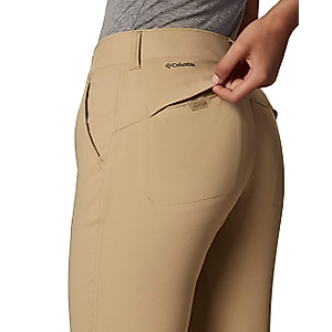 Columbia Women's Saturday Trail II Convertible Pant,British Tan,4 Regular, 4 Regular, British Tan