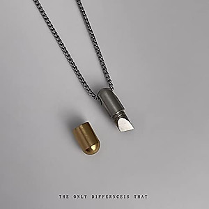 ZMMG Mini Titanium Alloy Package Opener Knife, EDC Tiny 1.2 Inchs Hang on a Necklace or Keychain, Portable Multifunction Tool, Necklace Knife Necklace