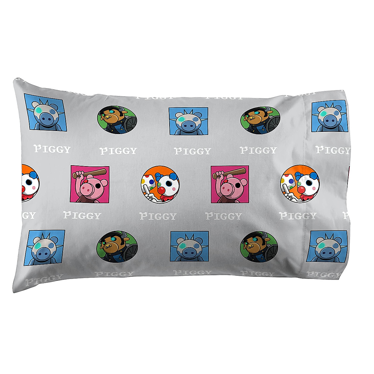 Jay Franco Piggy Join Us Twin Size Sheet Set - 3 Piece Set Super Soft and Cozy Kid’s Bedding - Fade Resistant Microfiber Sheets (Official Piggy Product)