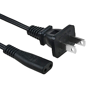 Guy-Tech 2-Prong Power Cord Cable Adapter Replacement for Most Models Shaver Cord Coiled