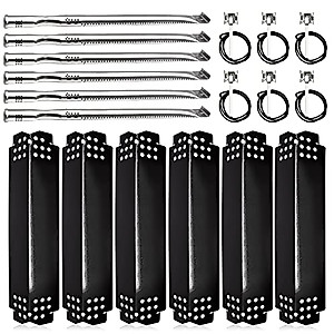 Grill Replacement Parts for Nexgrill 720-0896B 720-0896C 720-0882A 720-0896 720-0925 720-0896E, Burner Tubes, Heat Plate Shields, Carryover Tubes, Ignitors for Nexgrill 720-0925P Replacement Parts.