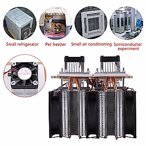 Thermoelectric Peltier Cooling Fan System with Dehumidification Function for Small Refrigerator & Air Conditioning