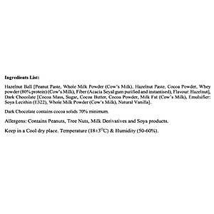 FADE FIT HAZELNNUT PROTEIN BALLS 60.0 gram