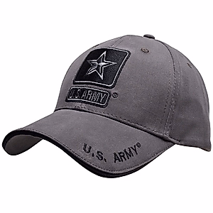 MEDALS OF AMERICA EST. 1976 U.S. Army Hat for Men Gunmetal Grey