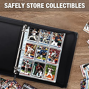 Samsill Classic Professional 3 Ring Zippered Binder, 2 Inch Round Ring, Portfolio Organizer for 8.5x11” Documents, Binder with Zipper, Silver Corner Accents, Burgundy