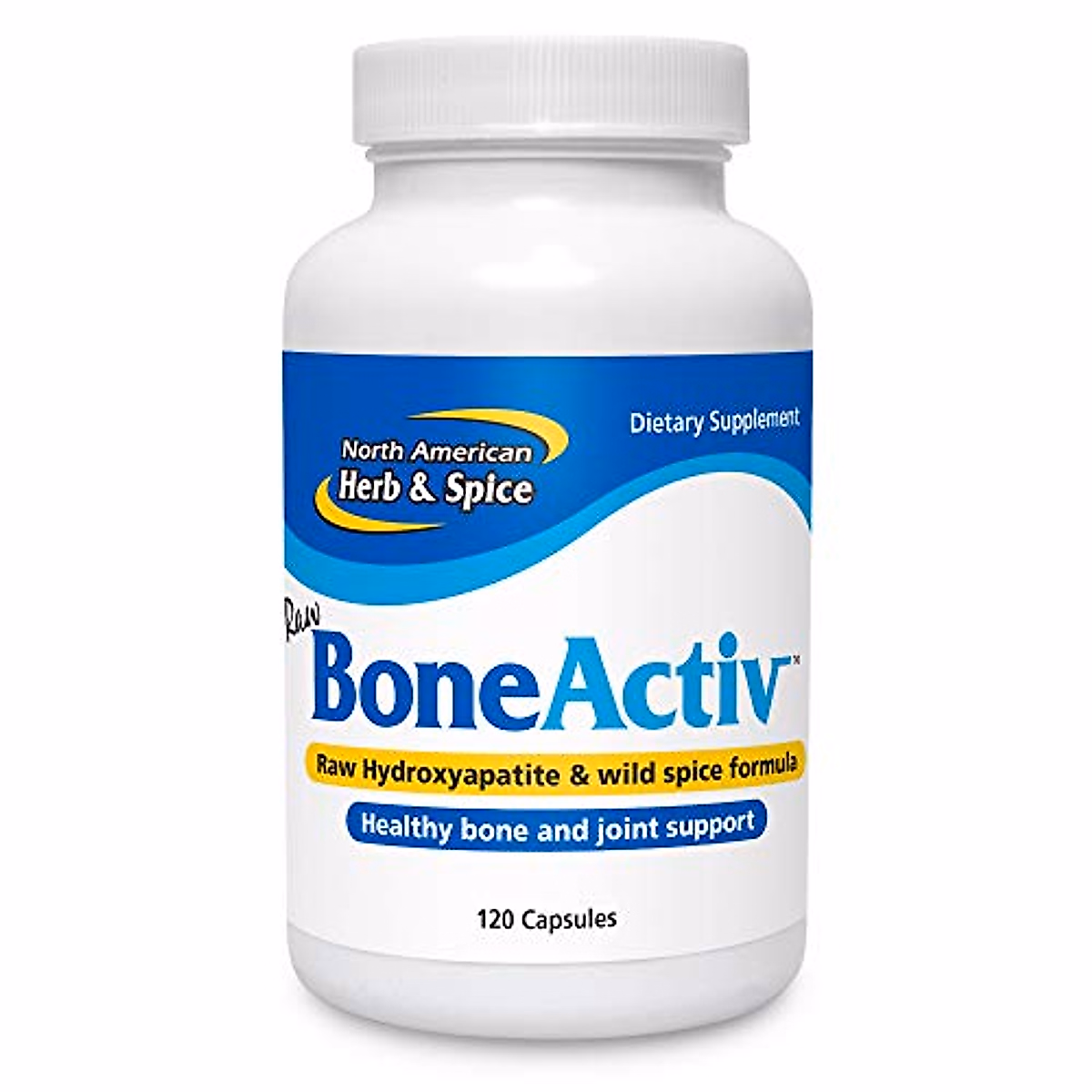 NORTH AMERICAN HERB & SPICE BoneActiv - 120 Capsules - Bone & Joint Support - MCHA, Sage, Rosemary, Oreganol P73 Oregano Oil - Non-GMO - 30 Servings