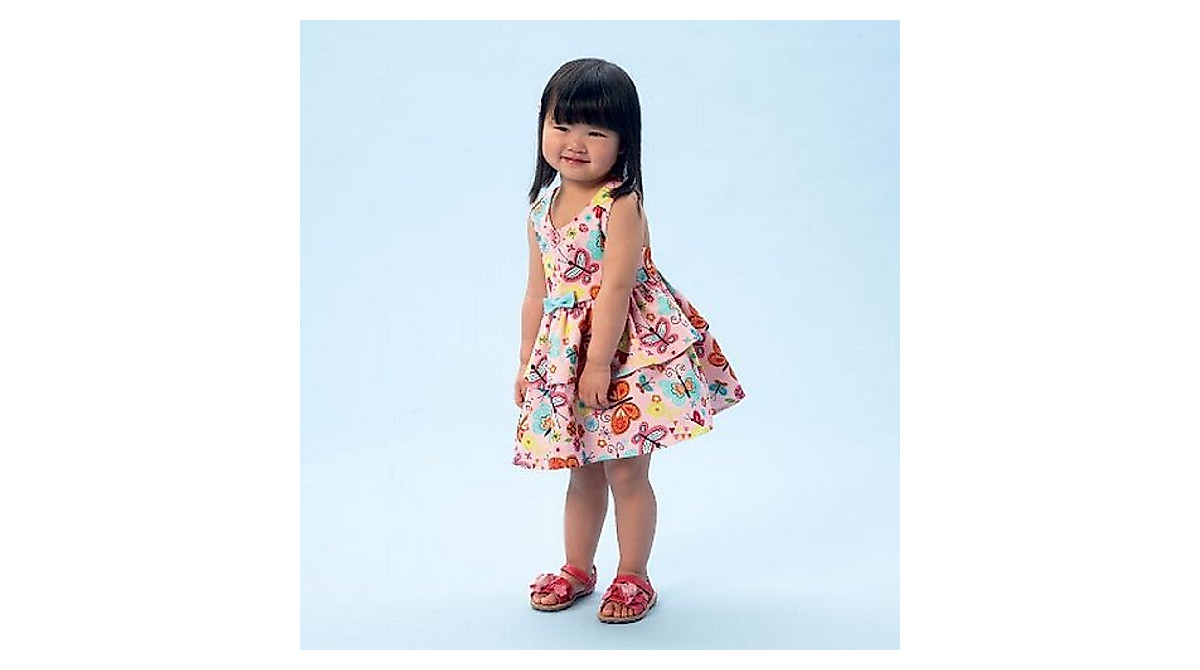 McCall M6944 Toddlers' Sewing Pattern: Tops, Dresses, Rompers