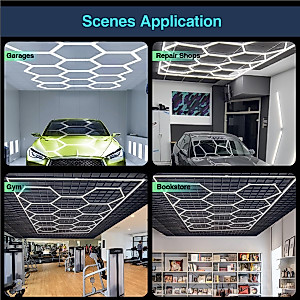 2 Pack Hexagon Garage Light Connectors 120° Y-Connector 2 Pin 3 Way for LED Garage Light Copper Pin DIY Hexagon Light Accessories Replacement/Spare for Honeycomb Lighting Systems (Y Connector 2pack)