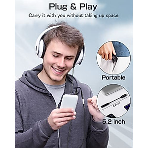 USB C to 3.5mm Aux Headphones Jack Adapter, Type C to Headphones Audio Adapter with DAC Chip for Pixel 4 3 2 XL, Samsung 22 Galaxy S22/S21 Ultra Note 20/10 S10 S9 Plus,ipad Pro/Air(Black)