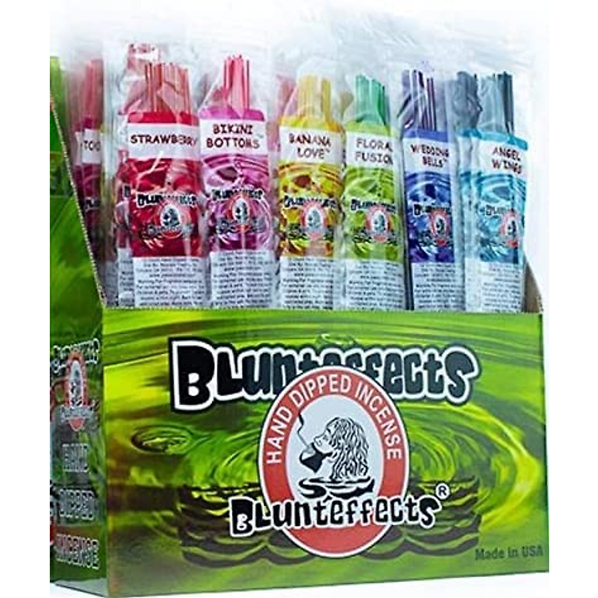 Blunteffects Incense - 12 Scents Variety Pack 12 Sticks Each - 11" 144 Total Sticks - 300grams