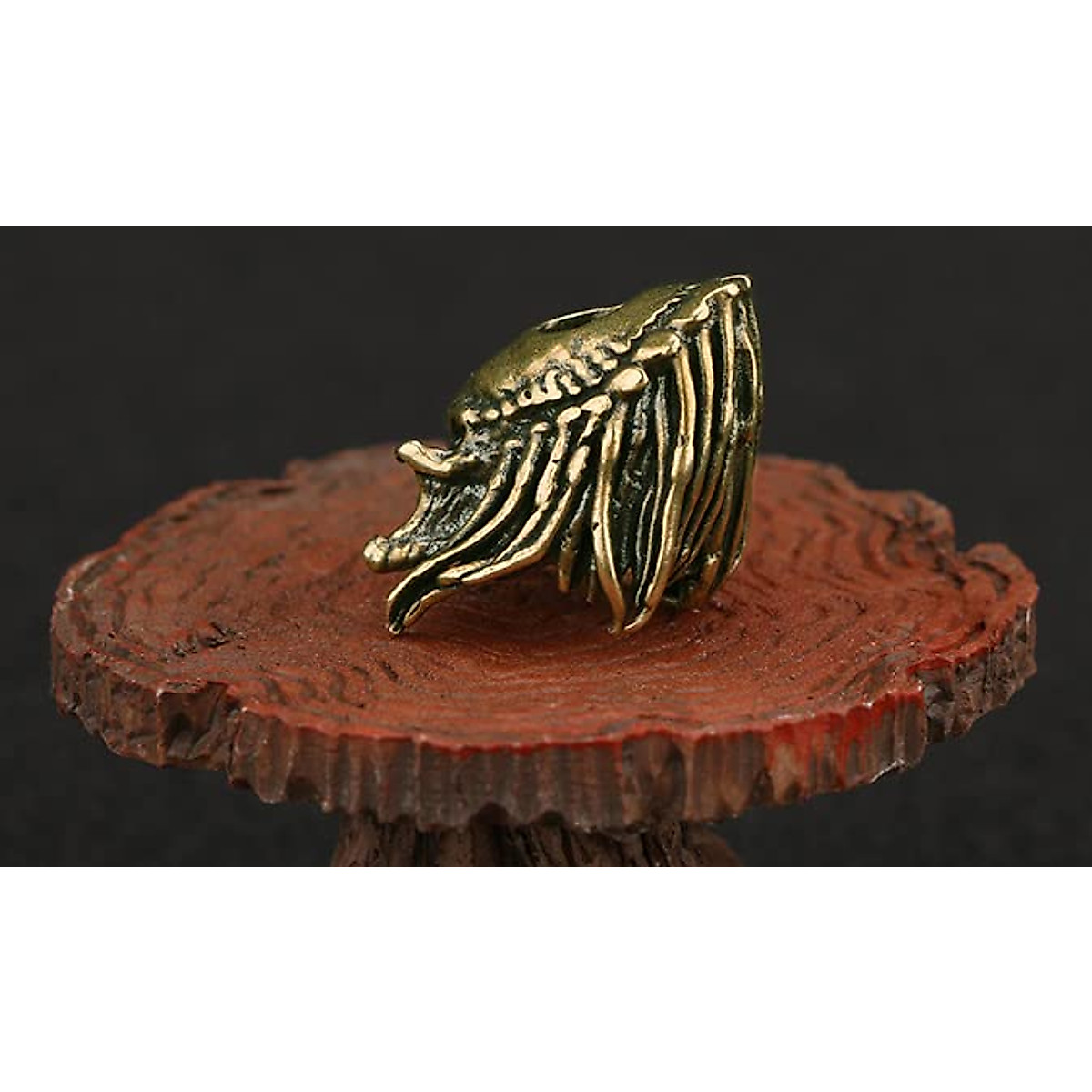 2pc Iron-Blooded Orphans Brass Bead Keychain Pendant Copper Paracord Bracelet Accessories EDC DIY Paracord Bead Paracord Accessories