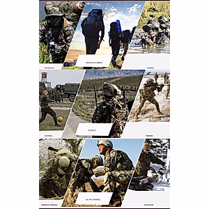 LANBAOSI Men's Tactical Combat Shirt and Pants Set Long Sleeve Multicam Woodland BDU Hunting Military Uniform 1/4 Zip