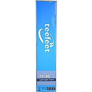 teefeet Phone Tripod, 54 inch Light Travel Tripod, with Mobile Phone Holder Adapter/Remote Shutter/Carry Bag for Selfie, Suitable for Video, Live Broadcast, Video Blog, Tiktok (Black)