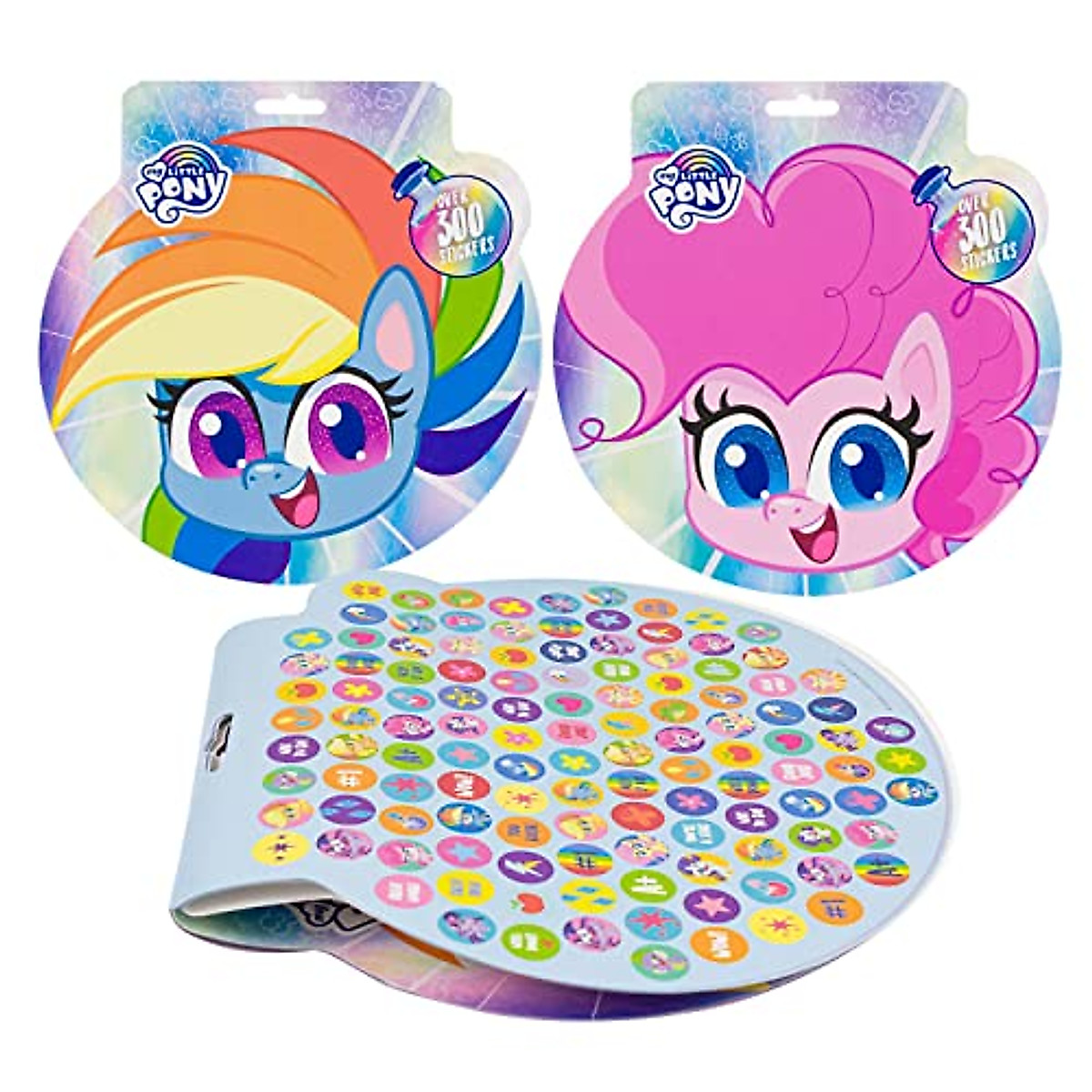 Rainbow Dash & Pinkie Pie Little Pony Bundle - My Sticker Book Set - 600 Stickers