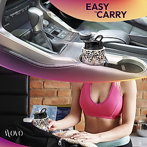 Wovo 26oz Shaker Bottle, Double-Walled Insulated Stainless Steel Water Bottle and Protein Shaker, Workout Shaker Cups with Wire Whisk, Reusable Gym Water Bottle, Train Like a Beast Look Like a Beauty