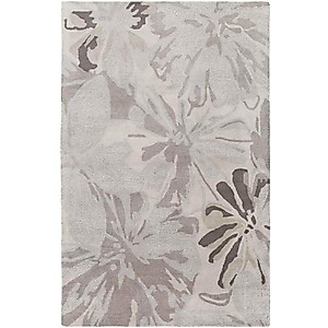 BROOKS DECOR Area Rugs, 2x4 Hearth Transitional Brown Area Rug Carpet for Living Room, Bedroom or Kitchen (2' x 4' Hearth)