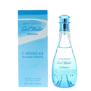 Davidoff Cool Water Caribbean Summer Edition Eau de Toilette Spray for Men, 3.4 Ounce