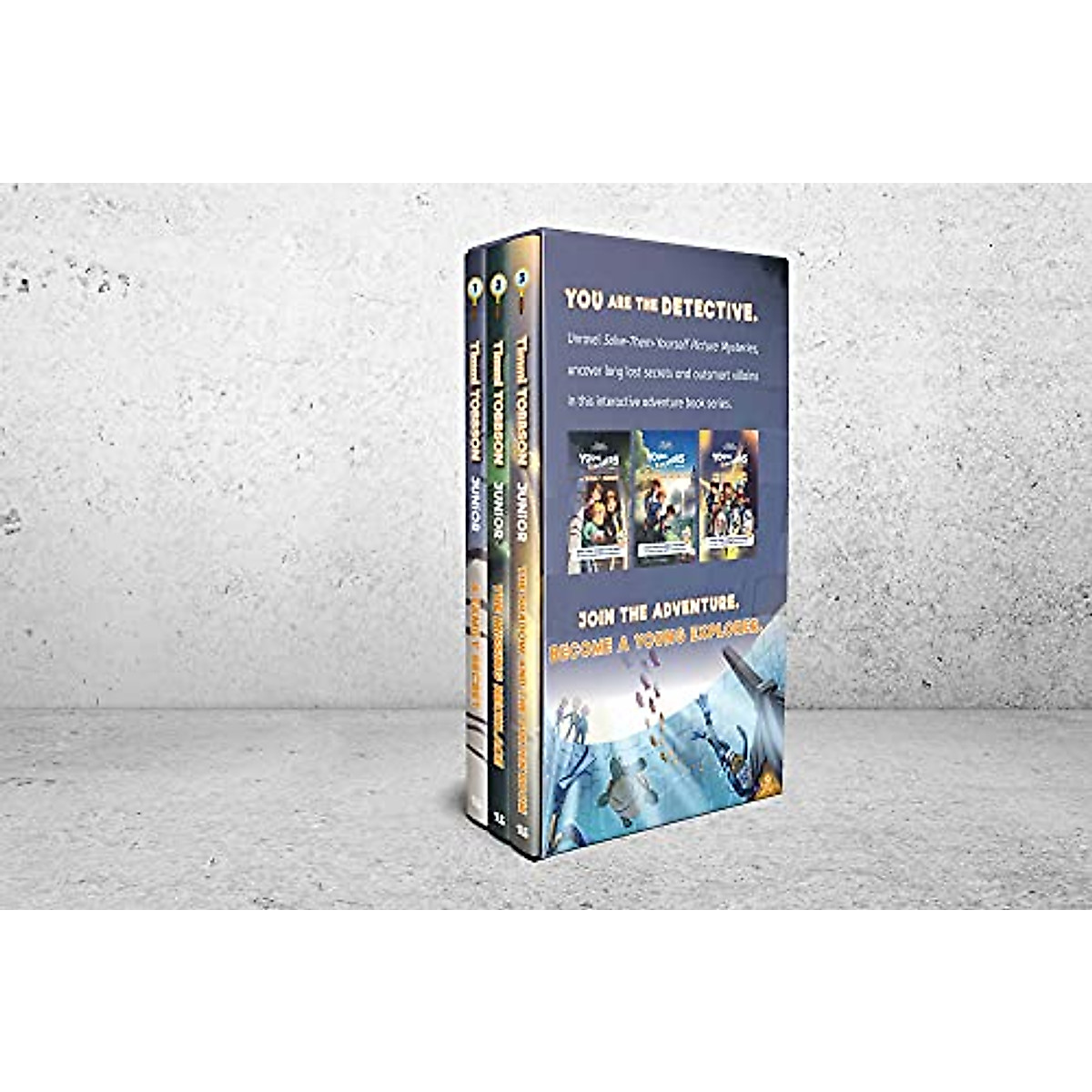 Timmi Tobbson Junior Boxed Set: Timmi Tobbson Junior (6-8) Children's Detective Adventure Books 1-3 (Solve-Them-Yourself Mysteries Book Series for Boys and Girls (Cover may vary))