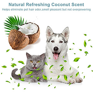 GJEASE Pet Cleaning Bathing Wipe Gloves for Dogs & Cats,Extra Thick Nourish Fur Grooming Wipe Gloves for Face and Paws & Butt,Pet Wipe Gloves Cleaning,Coconut Scent,for Daily Care and Travel