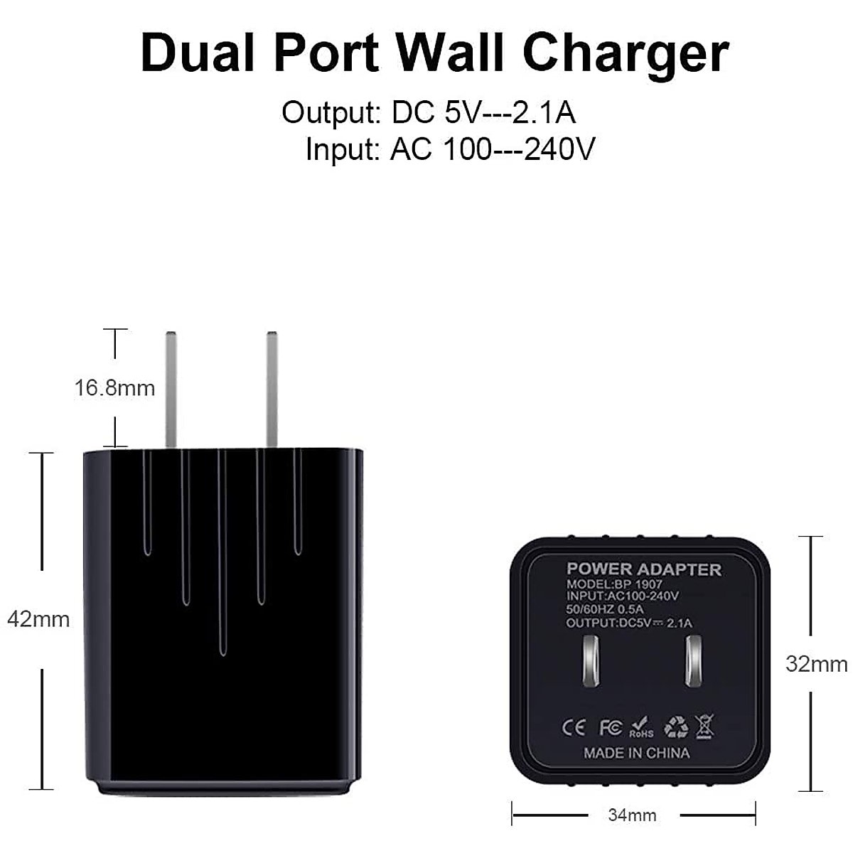 Fast Charger Type C Charging Block USB Wall Plug Android Phone Fast Car Charger Adapter C Type Charging Cable 3FT 6FT for Samsung Galaxy S23 S22 Plus S22 Ultra S21 FE S20 S10 A10e A11 A12 A13 A21 A51