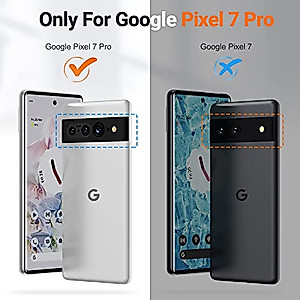 KOVASIA Designed for Google Pixel 7 Pro,Case with 360° Ring Stand, Multi-Layer Protective Case, Shockproof Cover for Google Pixel 7 Pro Case,Red