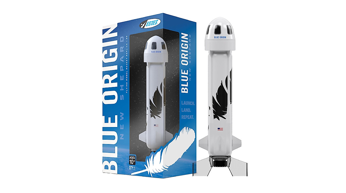 Estes Blue Origin New Shepard Rocket Kit | Beginner Level