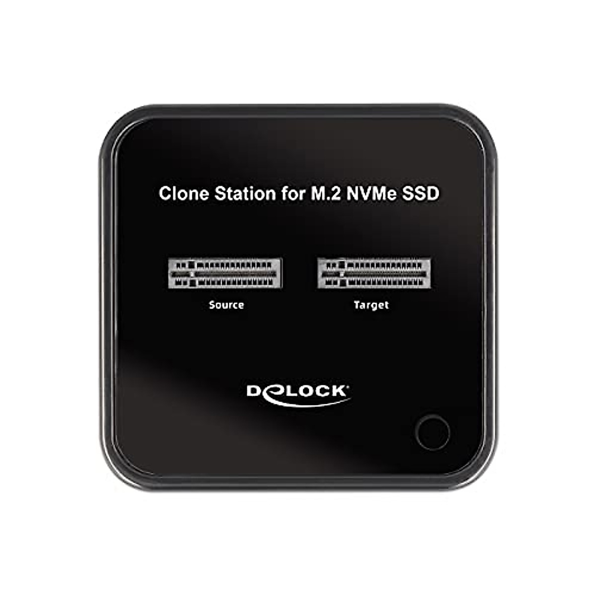 Delock M.2 Docking Station for 2 x M.2 NVMe PCIe SSD with Clone Function