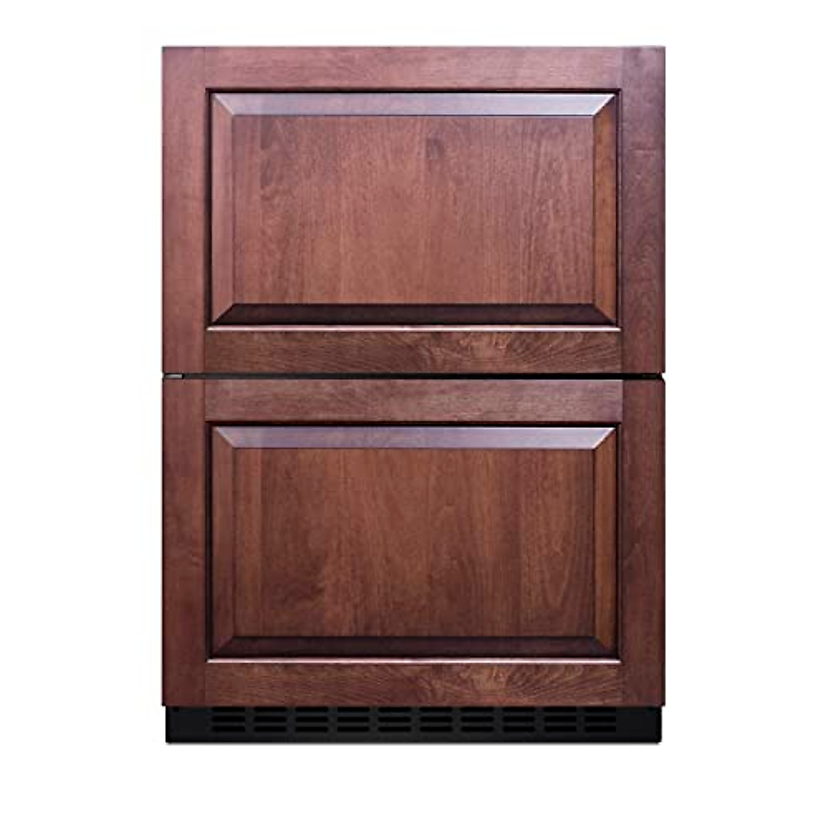 Summit Appliance ADRF244PNR 24" Wide 2-Drawer Refrigerator-Freezer (Panels Not Included); 3.32 cu.ft Capacity; Frost-Free; Temperature and Open Drawer Alarms